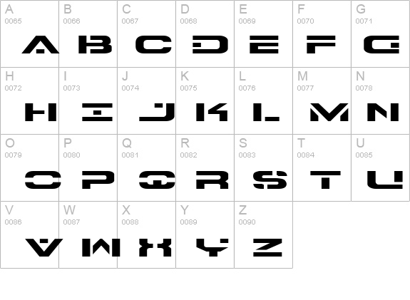 7th Service Expanded Font - FontZone.net