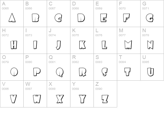 Airmole Shaded Font - FontZone.net