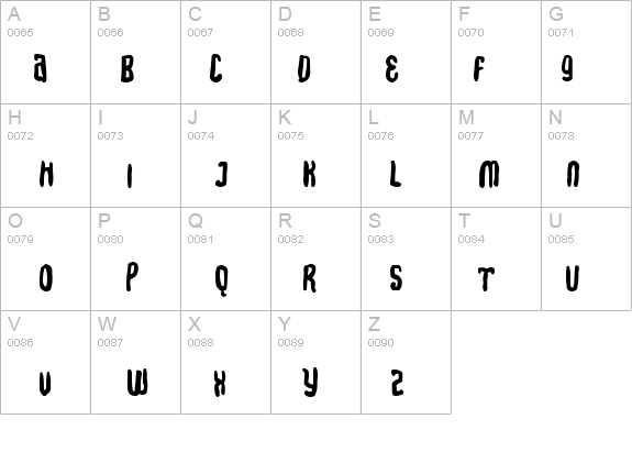 Avatar Drawn Font - FontZone.net