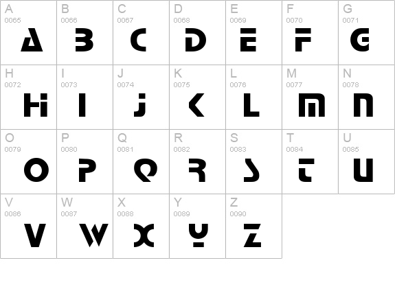 Babylon Industrial Font - FontZone.net