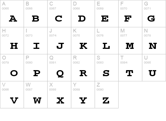 MonumentExtended Normal Font - FontZone.net