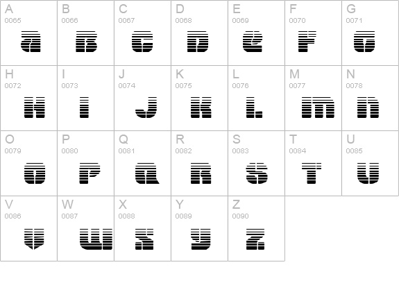 Space Cruiser Gradient Font - FontZone.net
