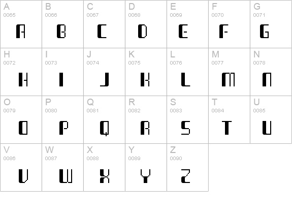 Virus 53X Font - FontZone.net