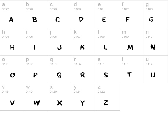 Kreeture Warped Font - FontZone.net