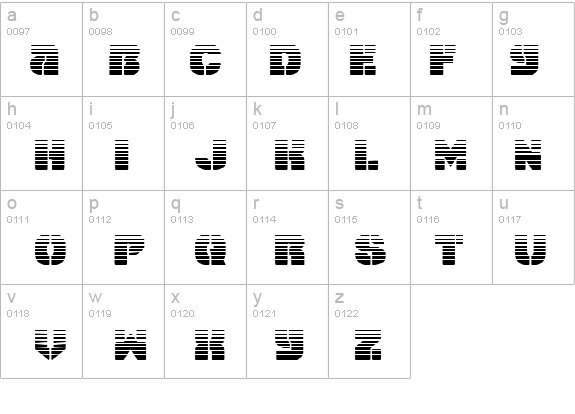 Space Cruiser Gradient Font - FontZone.net