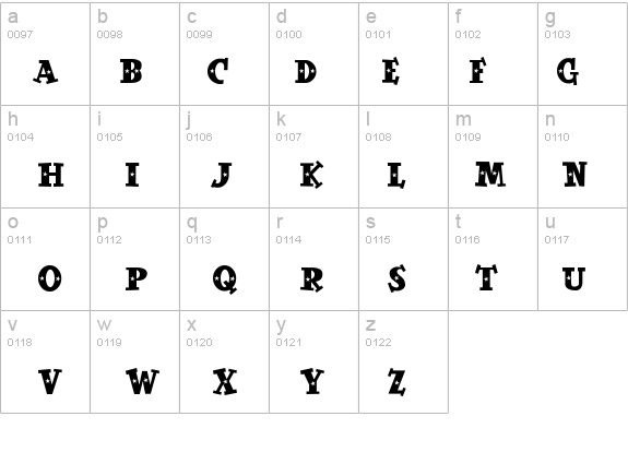 SpaceOut Font - FontZone.net