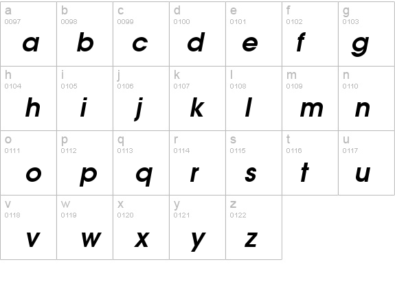 Trendex SSi Semi Bold Italic Font - FontZone.net