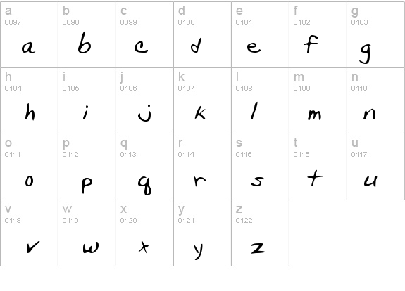 TriciasHand Regular Font - FontZone.net