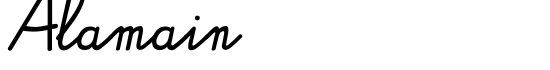 Alamain Font - FontZone.net