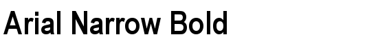 Download Arial Narrow Bold Font - Thousands of fonts to download for free