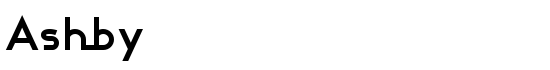 Ashby Font - FontZone.net
