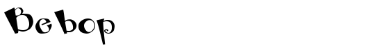 Bebop Font - FontZone.net