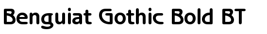 Download Benguiat Gothic Bold BT Font - Thousands of fonts to download ...