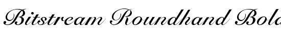 Download Bitstream Roundhand Bold Font - Thousands of fonts to download ...