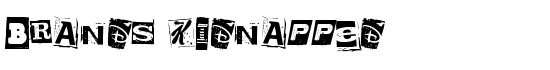 Brands Kidnapped Font - FontZone.net