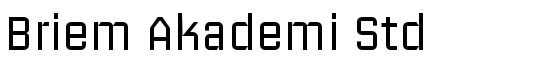 Download Briem Akademi Std Font - Thousands of fonts to download for free