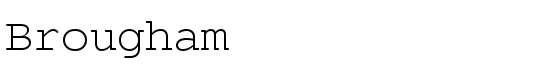 Download Brougham Font - Thousands of fonts to download for free