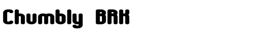 Download Chumbly BRK Font - Thousands of fonts to download for free