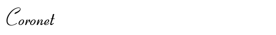 Download Coronet Font - Thousands of fonts to download for free
