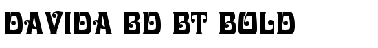 Download Davida Bd BT Bold Font - Thousands of fonts to download for free