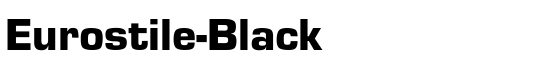 Download Eurostile-Black Font - Thousands of fonts to download for free