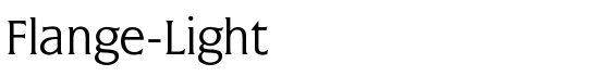 Download Flange-Light Font - Thousands of fonts to download for free
