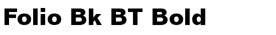 Download Folio Bk BT Bold Font - Thousands of fonts to download for free