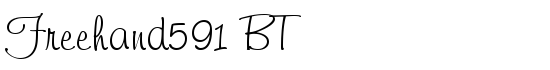 Download Freehand591 BT Font - Thousands of fonts to download for free