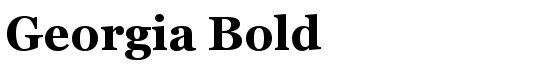 Download Georgia Bold Font - Thousands of fonts to download for free