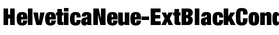 Download HelveticaNeue-ExtBlackCond Font - Thousands of fonts to ...