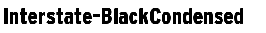 Download Interstate-BlackCondensed Font - Thousands of fonts to ...