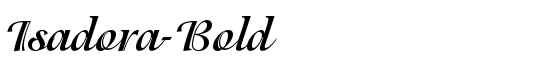 Download Isadora-Bold Font - Thousands of fonts to download for free