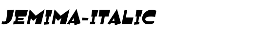Download Jemima-Italic Font - Thousands of fonts to download for free