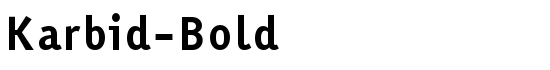 Download Karbid-Bold Font - Thousands of fonts to download for free
