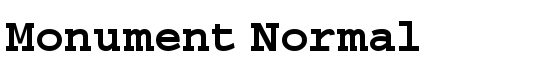 Download Monument Normal Font - Thousands of fonts to download for free