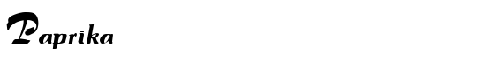 Paprika Font - FontZone.net