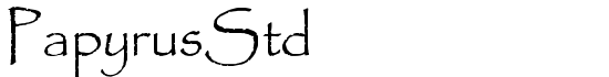 Download PapyrusStd Font - Thousands of fonts to download for free