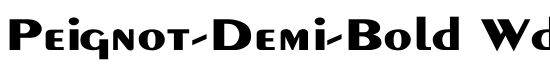 Download Peignot-Demi-Bold Wd Font - Thousands of fonts to download for ...