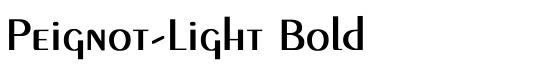 Download Peignot-Light Bold Font - Thousands of fonts to download for free