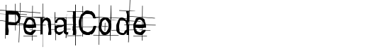 Download PenalCode Font - Thousands of fonts to download for free