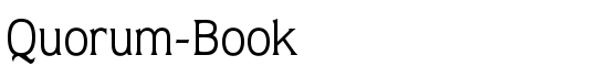 Download Quorum-Book Font - Thousands of fonts to download for free