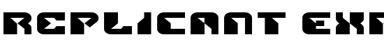 Download Replicant Expanded Font - Thousands of fonts to download for free
