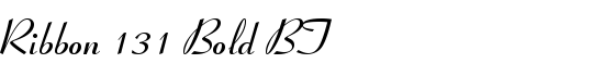 Download Ribbon 131 Bold BT Font - Thousands of fonts to download for free