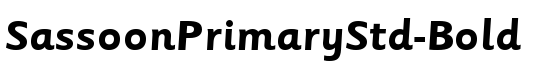 Download SassoonPrimaryStd-Bold Font - Thousands of fonts to download ...