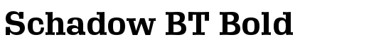 Download Schadow BT Bold Font - Thousands of fonts to download for free