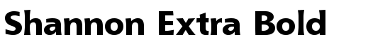 Download Shannon Extra Bold Font - Thousands of fonts to download for free