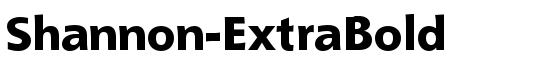 Download Shannon-ExtraBold Font - Thousands of fonts to download for free