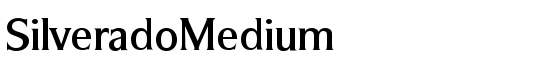 Download SilveradoMedium Font - Thousands of fonts to download for free