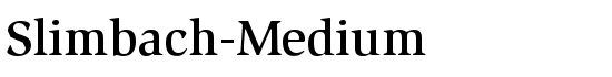 Download Slimbach-Medium Font - Thousands of fonts to download for free