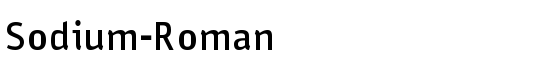 Download Sodium-Roman font free! More than 50000 fonts to download for free